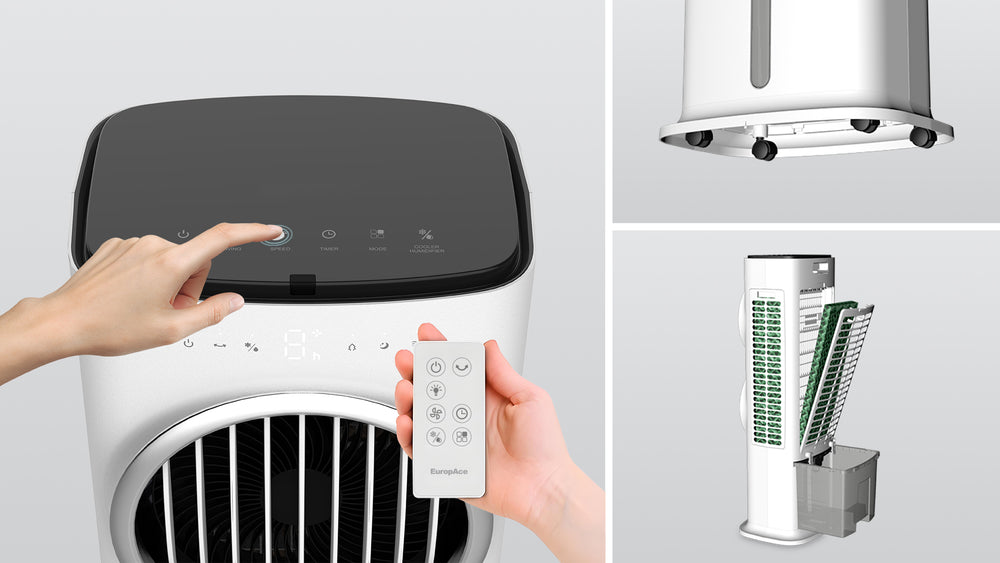 10L Air Cooler with Ionizer| Powerful Airflow with Vortex fan blades ...