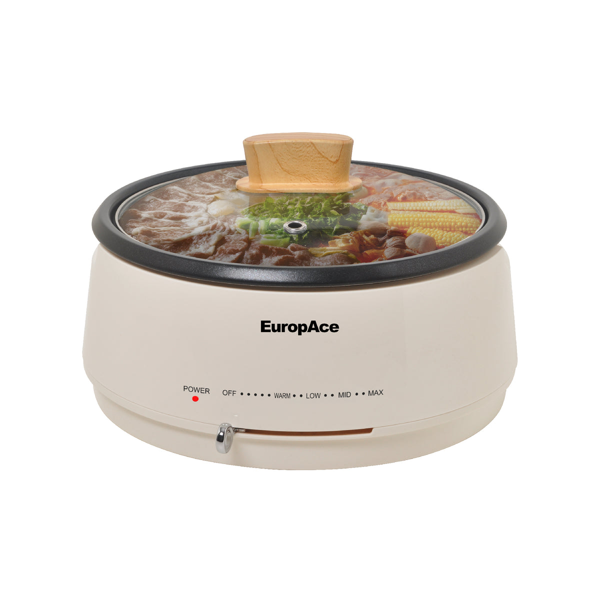7-IN-1 4L Non-Stick Multi-Cooker Hotpot EMC3401D – EuropAce